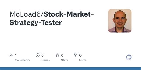 Github Mcload6stock Market Strategy Tester