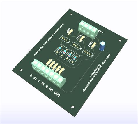 Model Railroad Two Color Block Signals Circuits Instructions