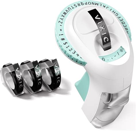 Vixic Embossing Label Maker Handheld Embossed Label Maker