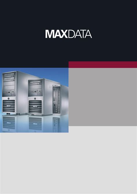 Handleiding Maxdata Pca Pagina 1 Van 42 Nederlands
