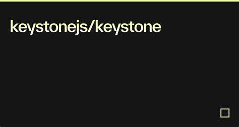 Keystonejskeystone Codesandbox
