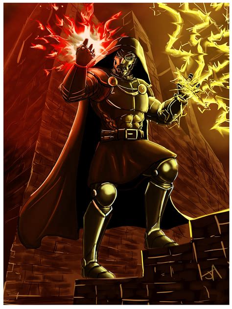 Dr Doom Fan Art Etsy Canada