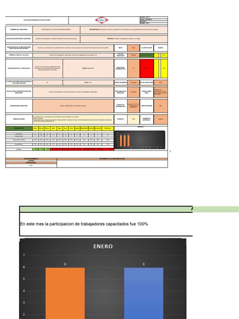 Ficha Indicadores De Capacitacion Pdf Creación De Capacidad