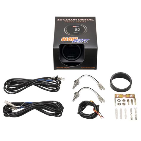 Glowshift 10 Color Digital Celsius Dual Temperature Gauge