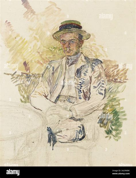 Portrait De Louis Pascal By Henri De Toulouse Lautrec Is A Detailed Portrait Of Louis Pascal