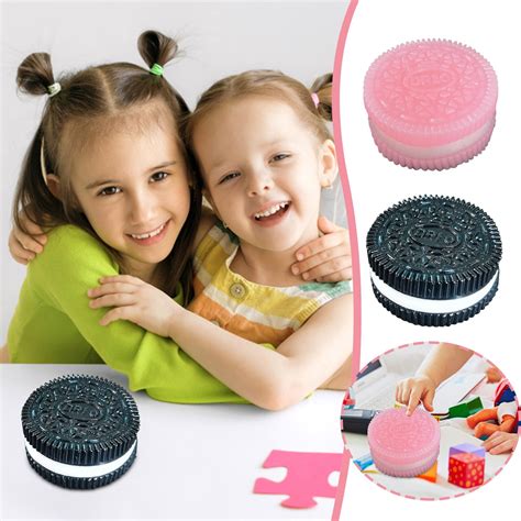 Black Taba Squishy Stress Relief Squishy Toy Biscuit Stress Relief Toy