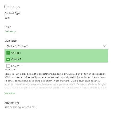2019 Unable To Retrieve Data From Multi Select “choice” Sharepoint