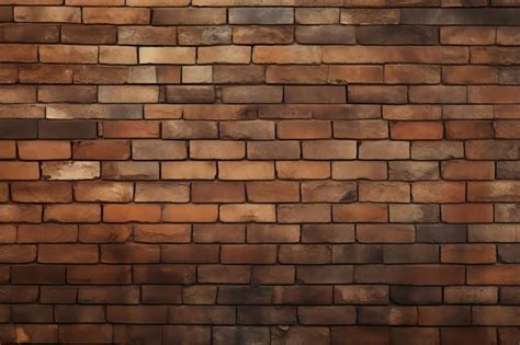 Premium Ai Image Handcrafted Touch Bricks Texture