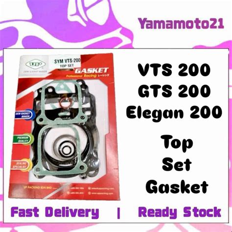 Sym Vts200 Gts200 Elegan200 Vts Gts Elegan 200 Top Set Gasket Block