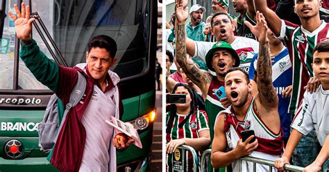 Com Apoio De Centenas De Torcedores Fluminense Embarca Rumo Ao