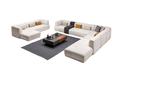 Jvmoebel Ecksofa Eckgarnitur Wohnlandschaft Große Sofas L Form