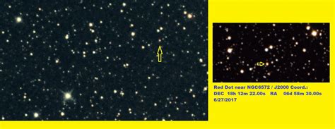 A Curious Red Dot Science Astronomy Space Exploration And Others Cloudy Nights