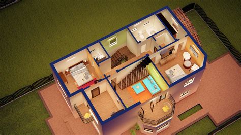 3d Classic Triplex House Details Turbosquid 1576260