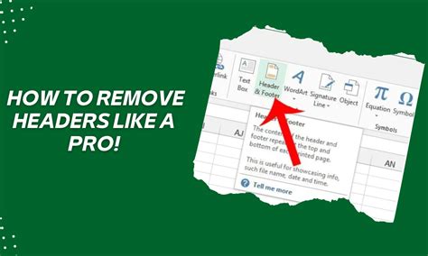 Unleash Your Excel Skills How To Remove Headers Like A Pro Earn And Excel