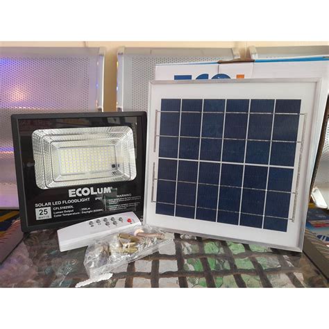 Solar Flood Light 25w Ecolum Shopee Philippines