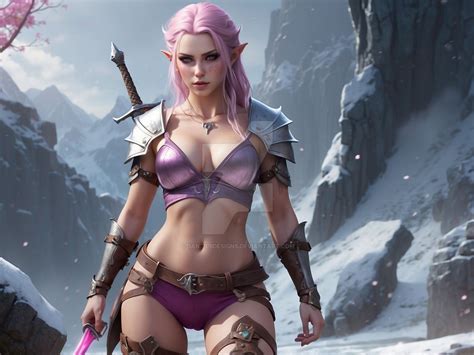 Arctic Assassin Lethal Elegance Of The Ice Realm By Danielbdesigns On