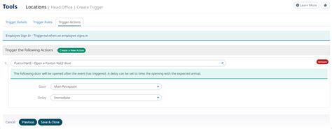 Set Up A Trigger For Paxton Net2 Mri Onlocation Help Center