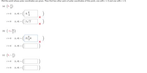 Solved Plot The Point Whose Polar Coordinates Are Given Chegg Com