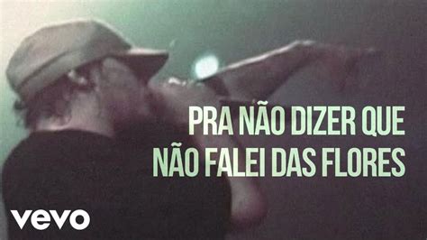 Charlie Brown JR Pra Não Dizer Que Não Falei Das Flores YouTube