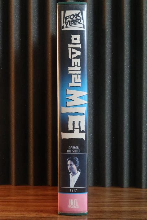 The Sitter 1991 Vhs Video Tape Ntsc Korea Thriller Cult Korea Disco