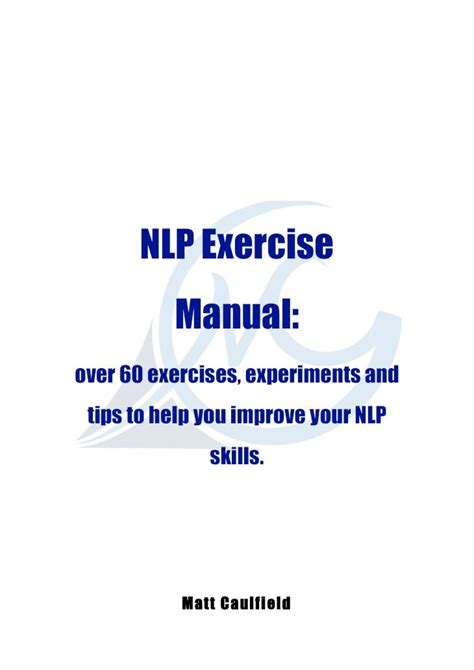 Pdf Nlp Exercise Manual Matt Ukdownloads