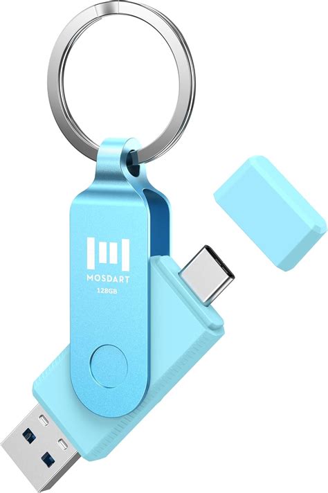 MOSDART GB USB Fast Speed C And A Dual Flash Drive ExFAT Memory Stick With Keychain And
