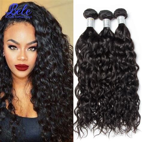Indian Wet And Wavy Virgin Hair 3 Bundles Indian Natural Wave Raw