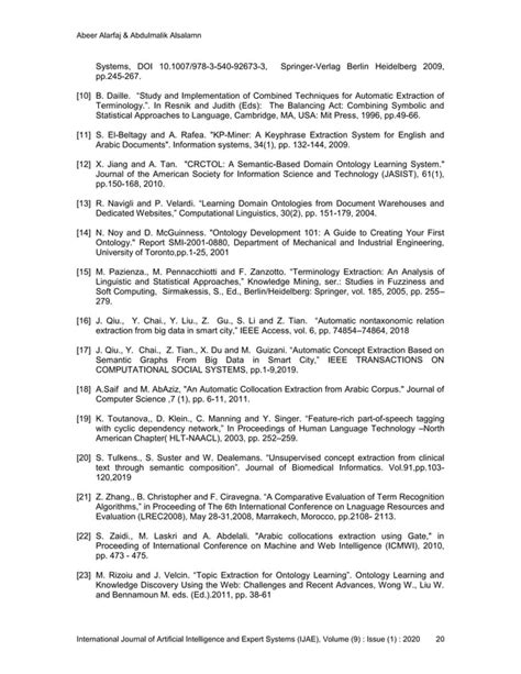 A New Concept Extraction Method For Ontology Construction From Arabic Text Pdf