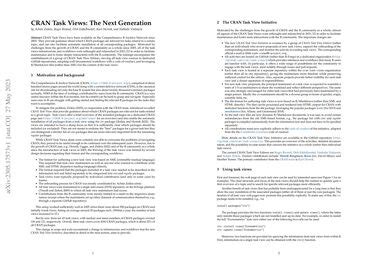 CRAN Task Views The Next Generation Papers With Code