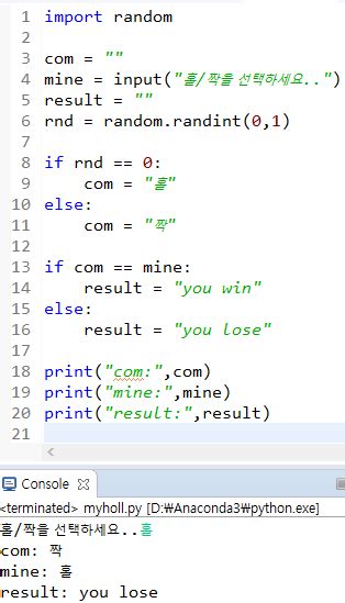 2020 11 18 파이썬 랜덤 숫자