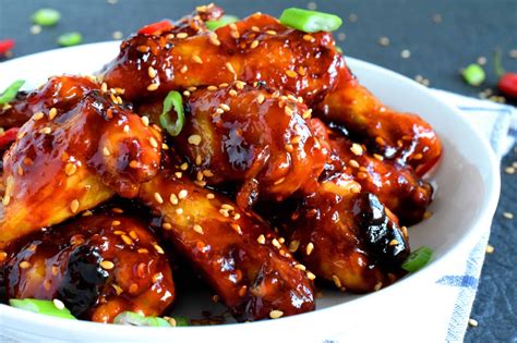 Spicy Korean Gochujang Chicken Wings Lord Byrons Kitchen
