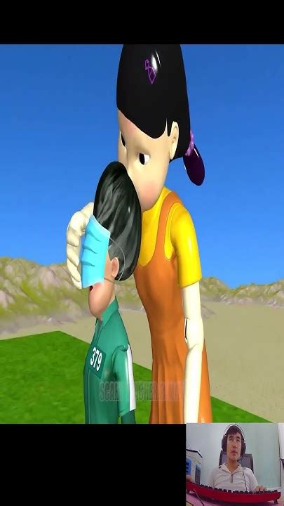 Scary Teacher 3d Vs Squid Game Face Mask Jump Over Wood Float Challenge