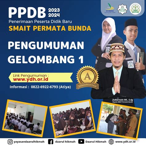 Pengumuman Ppdb Smait Permata Bunda