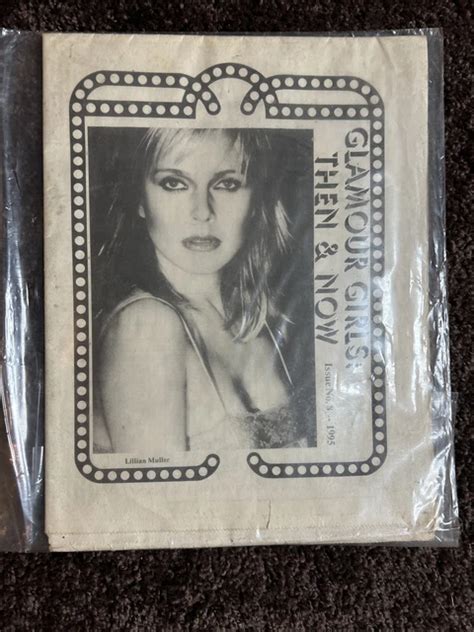 Glamour Girls Then And Now Magazine 1995 9 Newspaper Lillian Muller