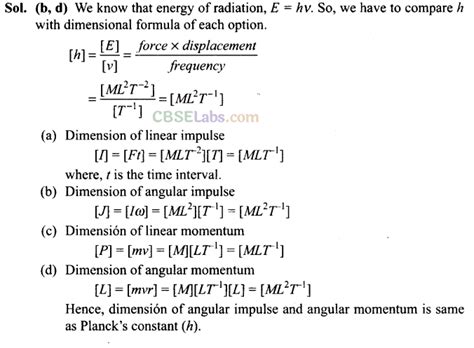 NCERT Exemplar Class 11 Physics Chapter 1 Units And Measurements