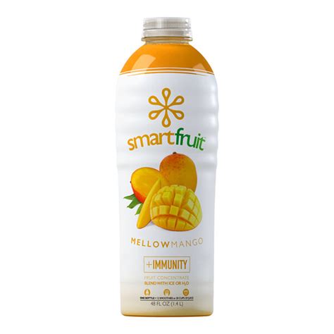 Fixturedisplays Smartfruit Mellow Mango Puree Beverage Mix 48 Fl Oz