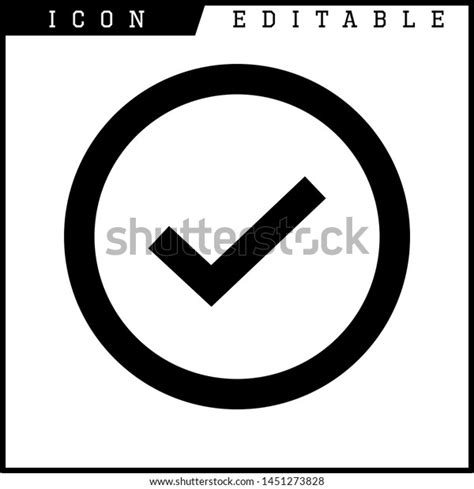 Check Mark Box Icon Isolated On Stock Vector Royalty Free Shutterstock