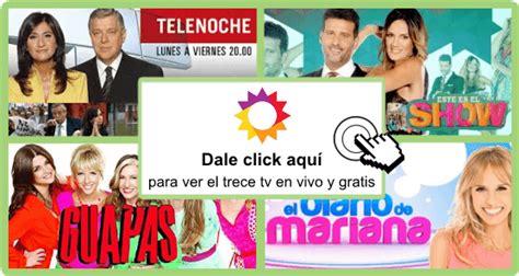 Ver El Trece Tv En Vivo Online Gratis Canal 13 Argentina Telecanales