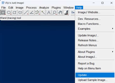 imagej no updater usage and issues image sc forum