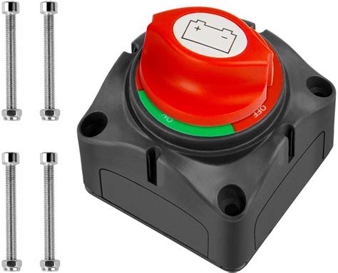 Nilight Heavy Duty Rocker Toggle Switch 12V 20A Red Cover SPST ON Off