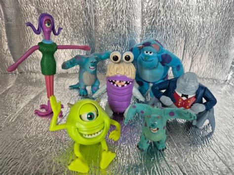 Monsters Inc Rare Toy Figures Bundle Sulley Boo Mike Celia Mae Henry