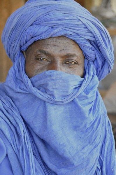 Tuareg Tagelmust Nicknamed The Blue Men Of The Sahara Because The