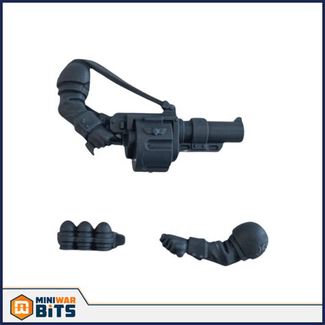 Cadian Shock Troops Grenade Launcher Bits Miniwar Bits