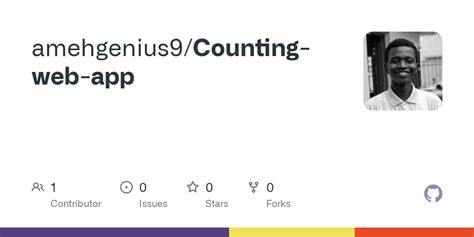 Github Amehgenius9counting Web App
