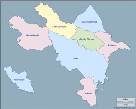 Azerbaijan Vector Map Baku • Mappery