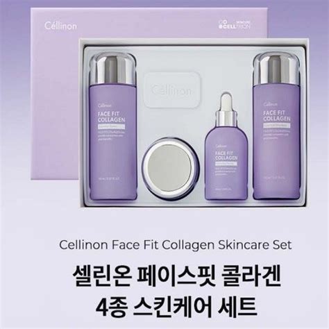 셀트리온 셀린온 페이스핏 콜라겐 4종 스킨케어 세트 쇼핑백포함