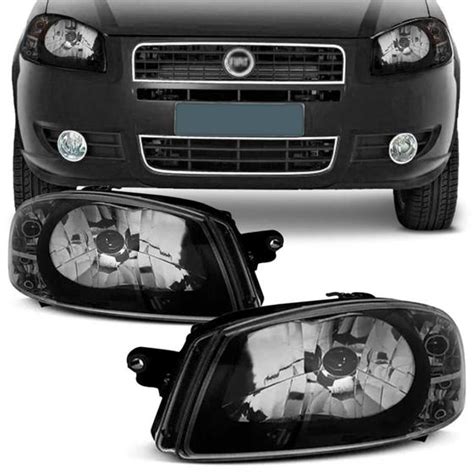 Farol Grand Siena Manual Foco Duplo Máscara Fumê IMP Outros