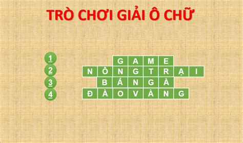 Xem ngay Hướng dẫn cách làm trò chơi ô chữ trên Powerpoint đơn giản