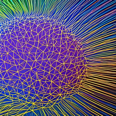 Neural Network An Abstract Representation Of The Human Brain Created