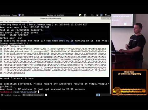 Conference Talks Talk Nmap Class Os And Service Fingerprinting Part